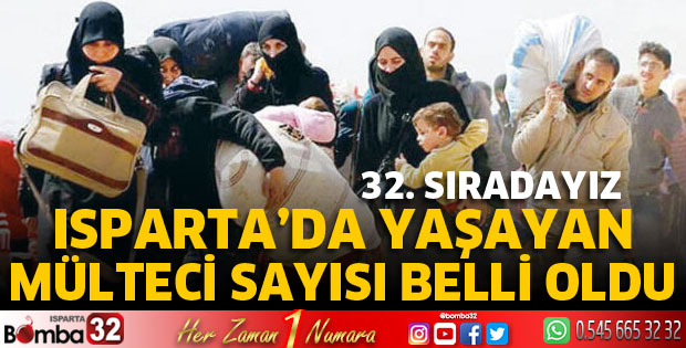 Isparta'da yaşayan mülteci sayısı belli oldu - Bomba 32 - ISPARTA HABER, Isparta Haberleri ...