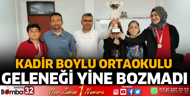 Kadir Boylu Ortaokulu geleneği bozmadı - Bomba 32 - ISPARTA HABER, Isparta Haberleri, Isparta ...