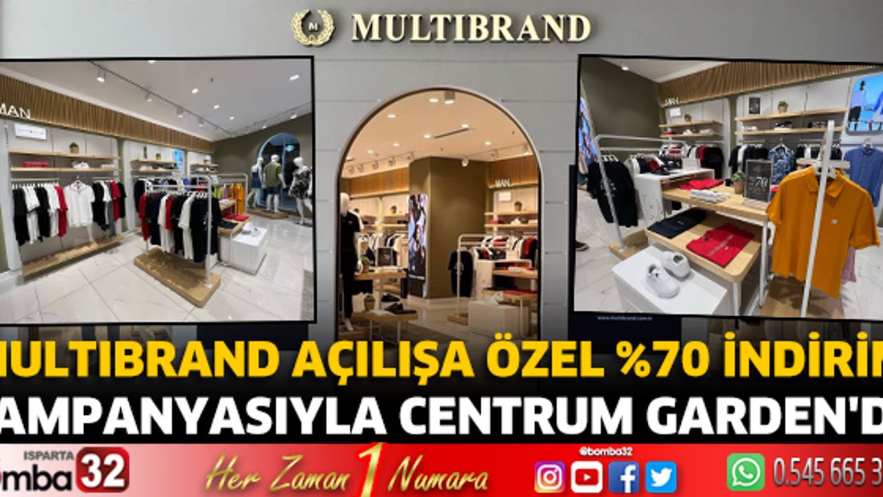 Multibrand Açılışa Özel %70 İndirim Kampanyasıyla Centrum Garden'de ...