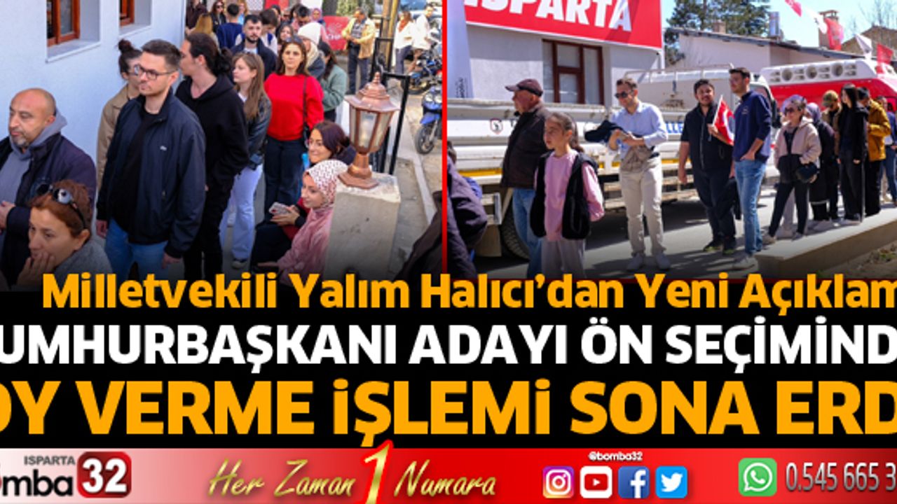 Oy verme işlemi sona erdi - Bomba 32 - ISPARTA HABER, Isparta Haberleri ...