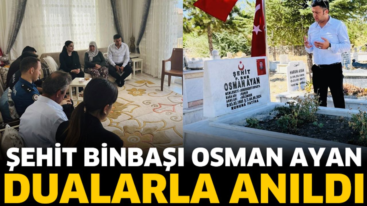 Şehit Binbaşı Osman Ayan dualarla anıldı - Bomba 32 - ISPARTA HABER ...