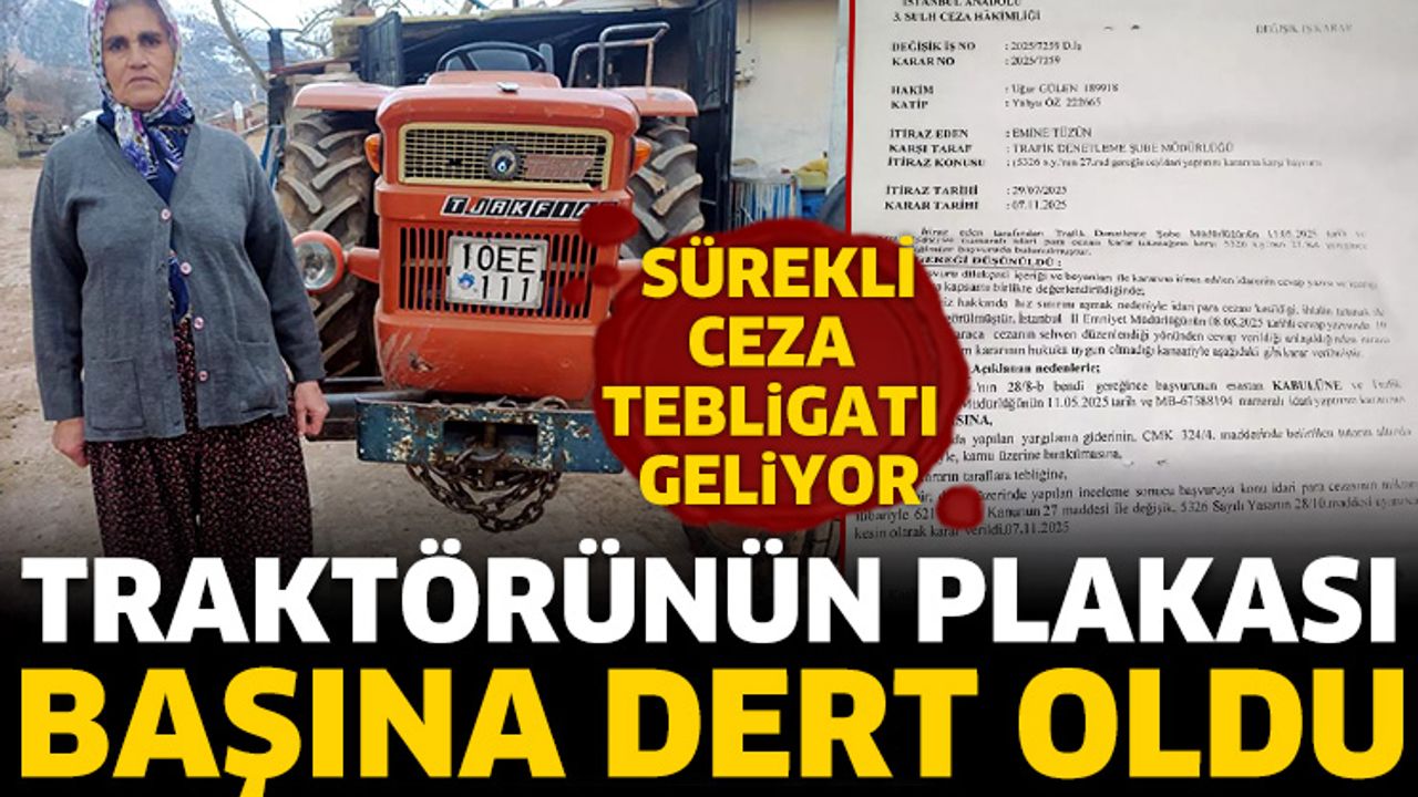 Traktörünün plakası başına dert oldu - Bomba 32 - ISPARTA HABER ...